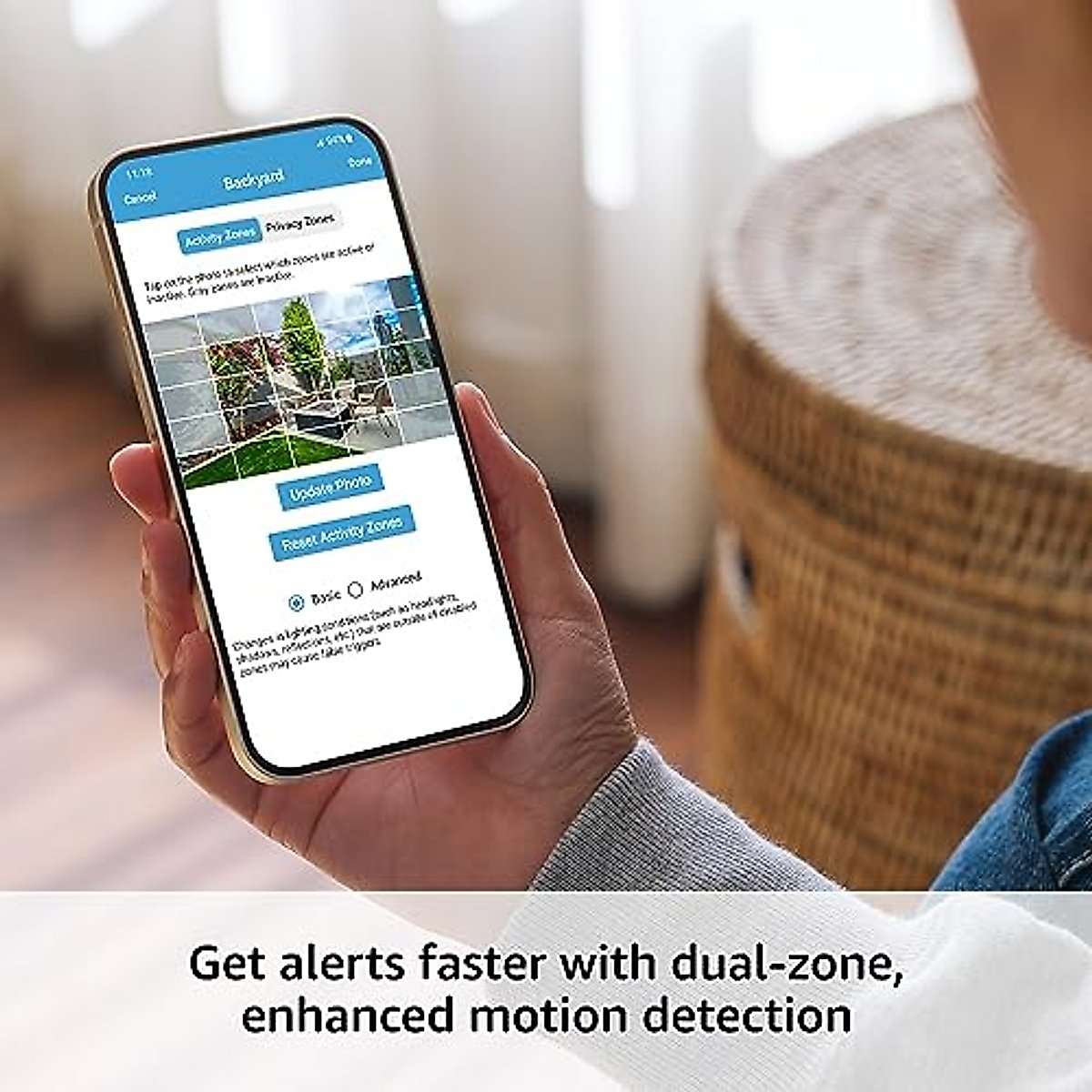 Blink Outdoor 4 (newest model), Wire-free smart security camera, two-year battery life, two-way audio, HD live view, enhanced motion detection, Works with Alexa – 5 camera system