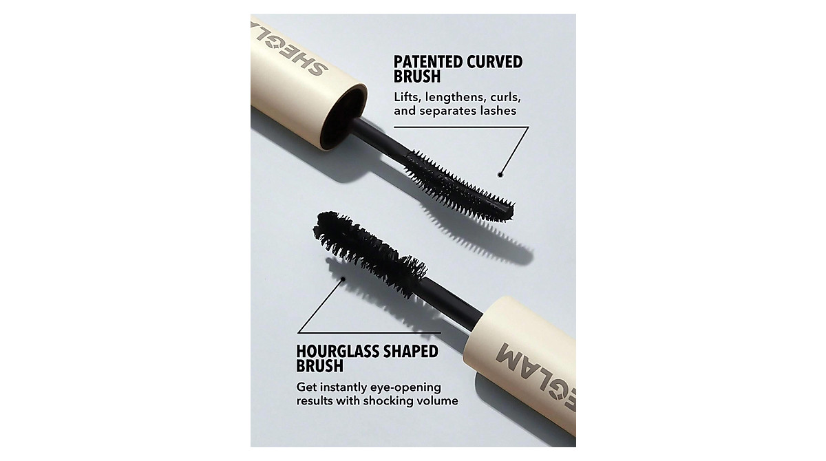 SHEGLAM 2 In 1 Black Mascara for Volume & Length