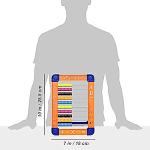 MICKYU Abacus for Kids Math- Classic Preschool Counting Learning Toys with 100 Beads
