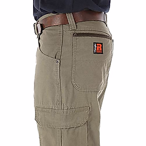 Wrangler Riggs Workwear mens Advanced Comfort Lightweight Ranger Work Utility Pants, Bark, 40W x 34L US