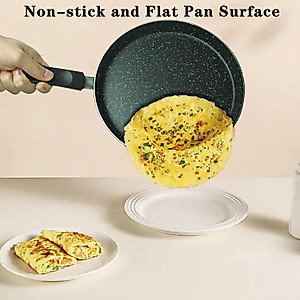 LECOOKING Nonstick Dosa Pan, Comal Para Tortillas, Non-Stick Pancake Griddle Compatible with Induction， also for Crepes.9.5 inch
