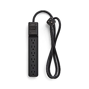 NXT Technologies 24373161 6-Outlet Surge Protector 4Ft Cord 600 Joules