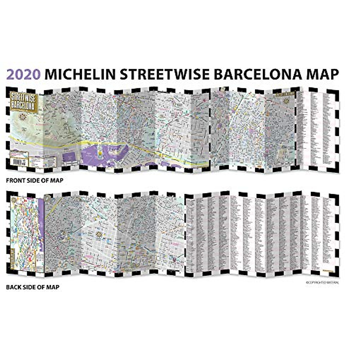 Streetwise Barcelona Map - Laminated City Center Street Map of Barcelona, Spain (Michelin Streetwise Maps)
