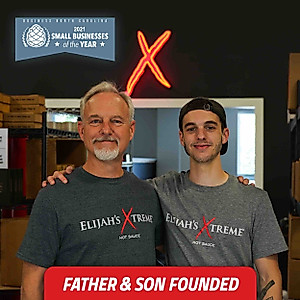 Elijah's Xtreme Ghost Pepper Hot Sauce, Handcrafted Award Winning Blend of Ghost Peppers, Habanero Garlic & Lime, Extreme Heat & Flavor