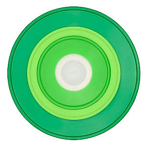 OXO Good Grips 3 Piece Reusable Silicone Lid and Splatter Guard Set, Green, (S, M, & L - 3 Piece Set)