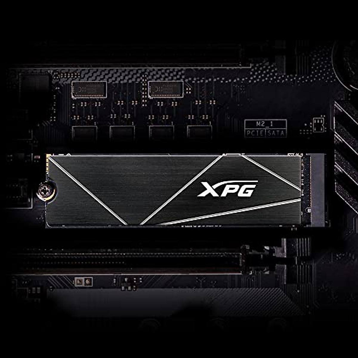 XPG 1TB GAMMIX S70 Blade PCIe Gen4 M.2 2280 Internal Gaming SSD DDR4 D50 ROG 16GB (2x8GB) 3600 MHz Desktop Memory Bundle (AGAMMIXS70B-1T-CS AX4U36008G17H-DC50R)