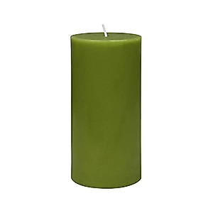 Zest Candle Pillar Candle, 3 by 6-Inch, Sage Green