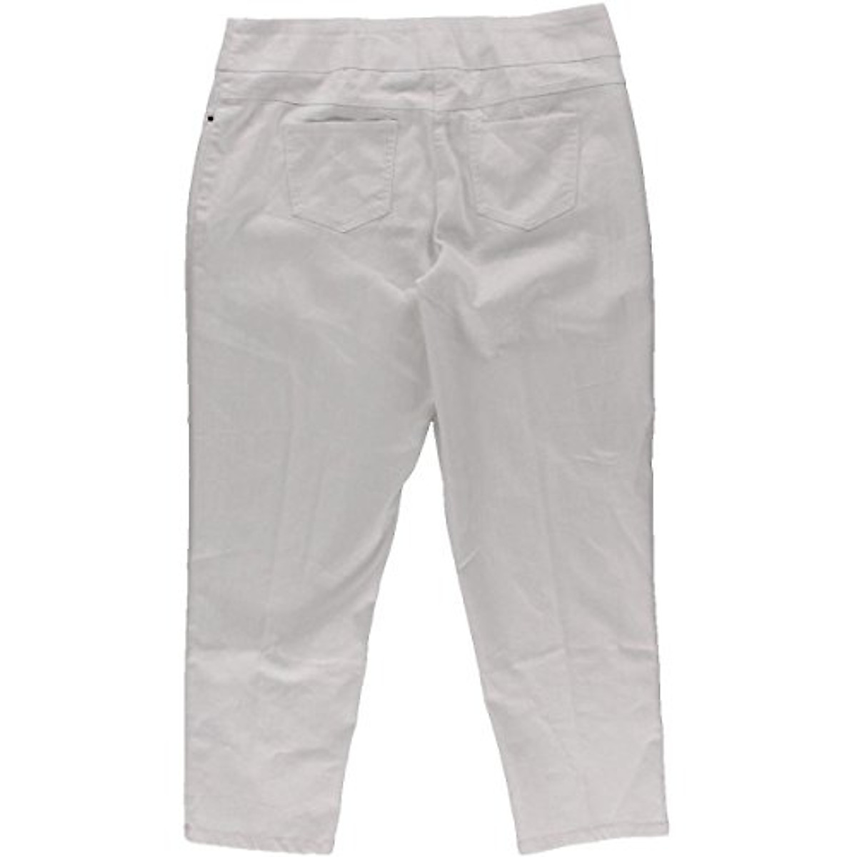 Ruby Rd. Women's Petite Pull-on Extra Stretch Denim Jean, White, 16P