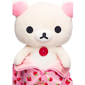 San-X Original Rilakkuma Sleeping Bag Plush Series (Korilakkuma - Strawberry)