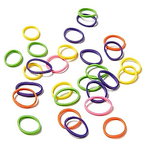 Proclaim Rubber Bands Assorted Brights 400 Count Assorted Brights