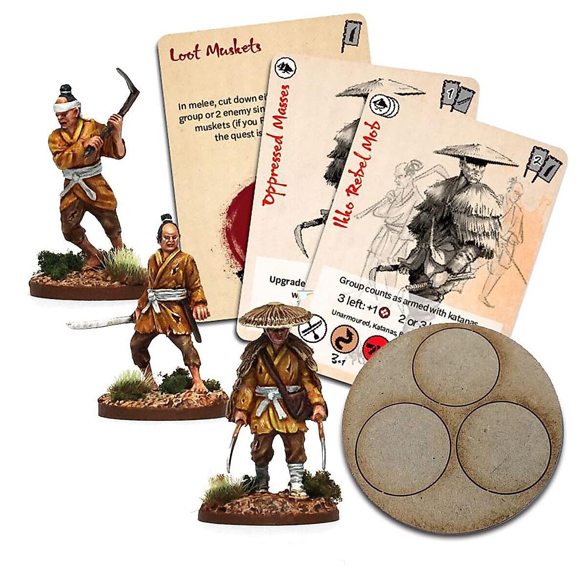 GameCraft Miniatures Test of Honour - Ikko Rebel Mob