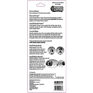 Pumpkin Masters - Masters Collection Power Saw, Easy-Grip Design and Interchangeable Blads for Maximum Control and Comfort