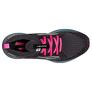 Brooks Women’s Levitate StealthFit 5 Neutral Running Shoe - Black/Blue/Pink - 8.5