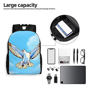 RLDOBOFE Seagulls in flight Backpack For Women Men Travel Laptop Backpack Rucksack Casual Daypack Lightweight Travel Bag