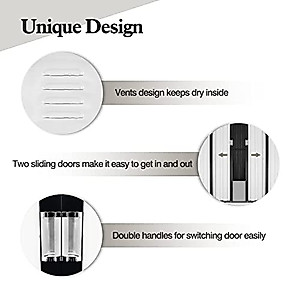 SUNCROWN Outdoor Backyard Garden Storage Shed 4X6 FT Yard Storage Tool with Sliding Door for Lawn Equipment Garden Backyard - White