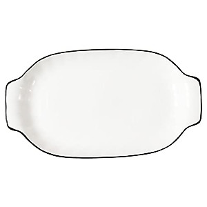 Hemoton 2pcs Bread Cheese Bread Baking Pan Cake Baking Pans Ceramic Baking Dish Cooking Pan Broiler Pan for Oven Ceramic Bakeware Hotel Ceramic Bakeware Appetizer Ceramic Bowl Plate Salad