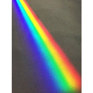 Photography Prism with Cleaning Pouch - Best Crystal Glass Triangular Prism for Photos and Teaching Light Spectrum - Portable 6 Inch Optical Rainbow Prism