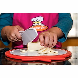 Curious Chef 3-Piece Nylon Knife Set, Real Cooking Tools Made To Fit Kids’ Hands; Great Gift For Birthdays, Holidays And Other Special Occasions