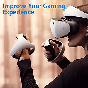 Babaliya Game Controller Silicone Pad, Anti-dust Cover for PS VR2 Lens, Accessories Kit Compatible with Playstation VR2, Anti-Sweat, Non-Slip, Easy to Install, Precise Cut1