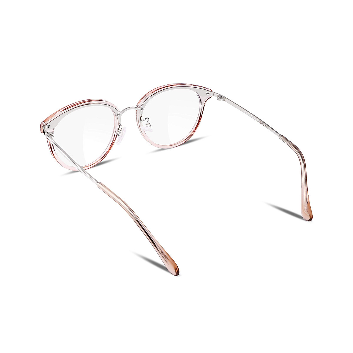 FEISEDY Women Vintage Glasses Frames Round Eyewear Clear Lens B2260