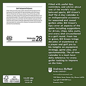 Bill Kroen's Golf Tip-A-Day 2021 Calendar