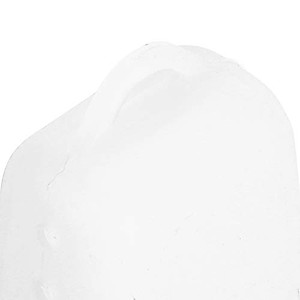 Toothbrush Protective Cap, Silicone Toothbrush Protective Case, Toothbrush Head Cover, Durable Portable for Home Travel Camping Protecting(Transparent white)