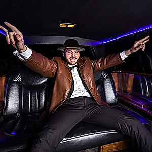 Windy City Novelties 12 Pack Plastic Fedoras