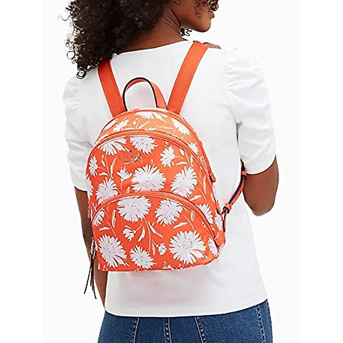Kate Spade Karissa Nylon Wild Blossom Medium Backpack Fashion Women's Bag