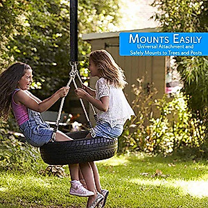 Adjustable Tree Swing Straps - Universal Mounting for Rope Swing Seats, Quick Setup for Indoor/Outdoor Use, Durable & Safe Material, Ultimate Tree Protection, Includes Carry Bag – SereneLife SLSWNG10