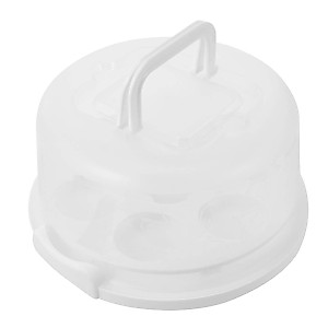 Kichvoe Portable Cheesecake Carrier Portable Cake Keeper transparent cake box plastic cake box Cake Storage Container Cake Containers Carriers Plastic Cake Containers