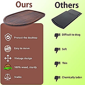 Mixer Slider Mat For Kitchen Aid Bowl Lift 4.5-5 Qt Stand Mixer Wood Sliding Tray for Stand Mixer, Kitchen Appliance Slider Easy to Move, Mover Sliding Caddy Kitchenaid Mixer Accessories, Kitchen Worktops Protection, Great Kitchen Gift