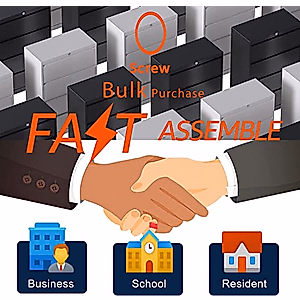 Superday Filing Cabinet Lateral File Cabinet 2 Drawer, 0 Screw Filing Cabinets with Lock, Locking Metal File Cabinets Two Drawer Office Cabinet for Legal/Letter/A4/F4 Home Office(White)