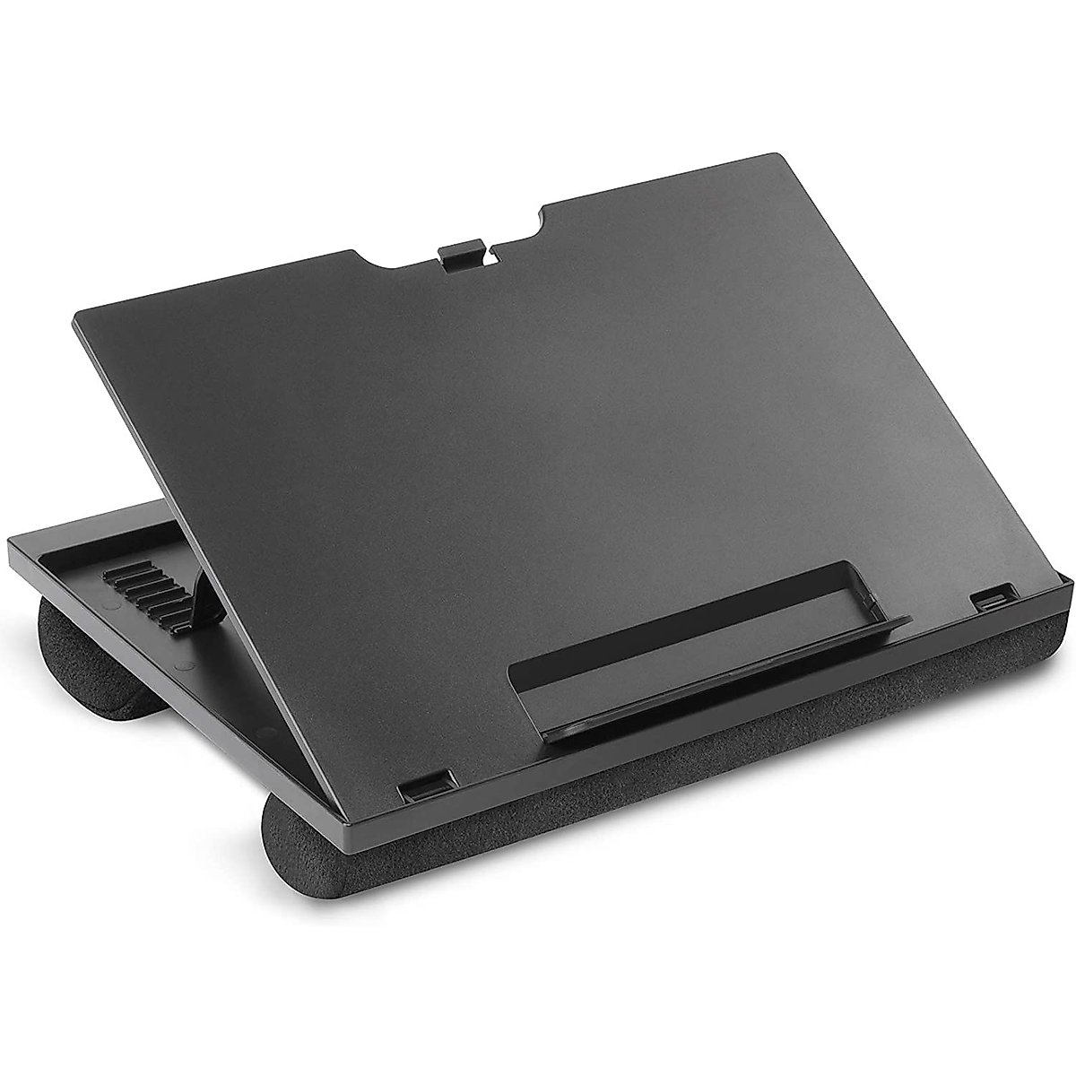 Adjustable Lap Desk - with 8 Adjustable Angles & Dual Cushions Laptop Stand for Car Laptop Desk, Work Table, Lap Writing Board & Drawing Desk on Sofa or Bed by HUANUO