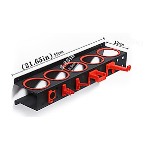 Moovul Pro Spray Bottle Storage Rack Abrasive Material Hanging Rail Car Beauty Shop Accessory Display Auto Cleaning Detailing Tools Hanger Bottle Organizer