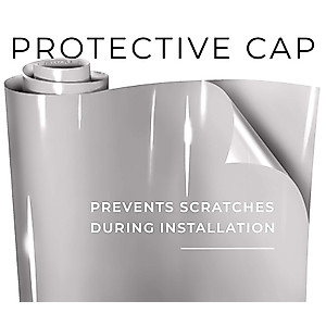 VViViD+ Ultra Gloss Light Chalk Grey Vinyl (1ft x 5ft)