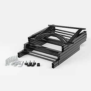 KCGANI Water Bottle Holder Cooler Jug Rack Organizer for 5 Gallon, Save Space Detachable Water Dispenser Stand Metal Water Jug Stand for Office Kitchen Public Place, 4-Tier