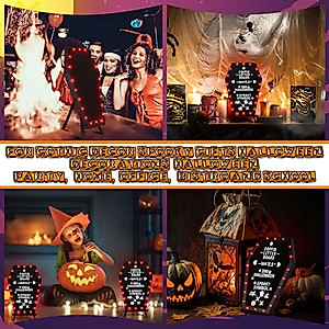 PerKoop LED Coffin Letter Board Gothic Letter Board Lights Up Halloween Felt Letter Board Sign with Spooky Letter Stand Gothic Decor Halloween Movie Night Decoration(Black)