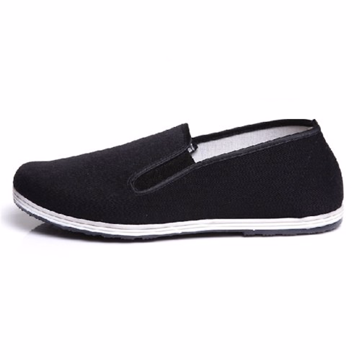 UNOW Chinese Traditional Cloth Kung Fu Shoes,Classic Soles,Black,41 | (US:Men 8-8.5 | Women 9.5)