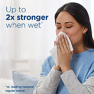 Puffs Ultra Soft Facial Tissues, 1 Family Size Box, 124 Facial Tissues Per Box