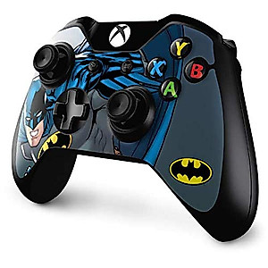Skinit Decal Gaming Skin compatible with Xbox One Controller - Officially Licensed Warner Bros Batman Ready for Action Design