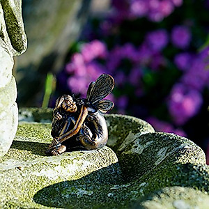 Top Collection Miniature Garden & Terrarium Fairy Napping Statue, Small