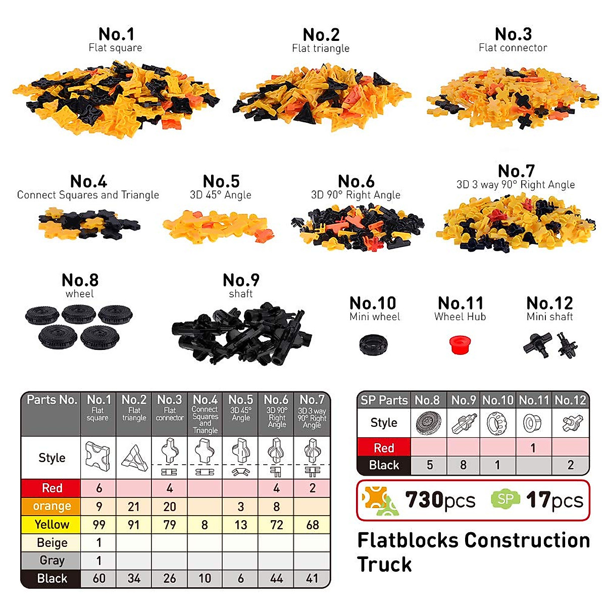 WEofferwhatYOUwant Flatblocks T-Rex, Dinosaur, Firefly, Honey Bee, Duck, and More | 3-D Puzzle Toy Building | Figures Level 2 | Collect Them All