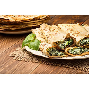 IBILI Crepe Pan Nonstick for Crepes, Tortillas, Crispy Pancake - with Bakelite Handle, Dosa Pan Non-Stick - Made in Spain (20 cm / 7.8 Inch)