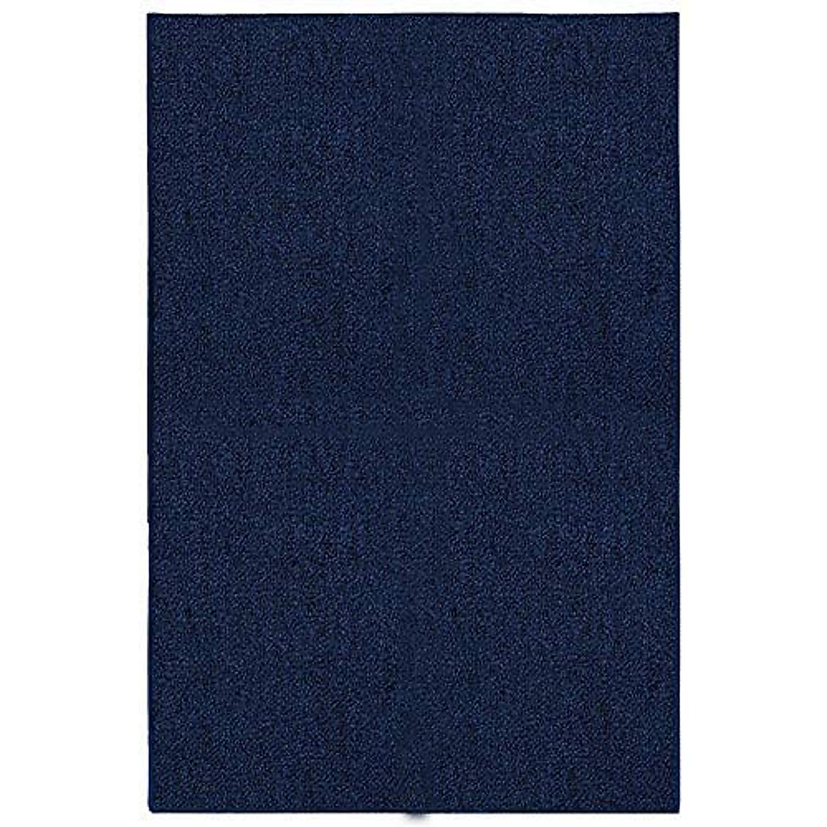 Ambiant Saturn Collection Solid Color Indoor Outdoor Area Rugs Navy - 3' x 5'