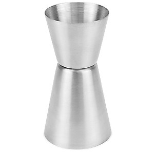 Cocktailor Set of 4 Stainless Steel Double Cocktail Jiggers for Bar, Restaurant or Home Use - 1oz & 2oz