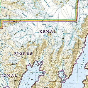 Kenai Fjords National Park Map (National Geographic Trails Illustrated Map, 231)