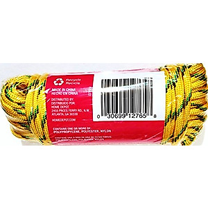 Everbilt Paracord in Yellow, 1/8" x 50'