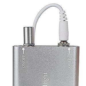 Denshine Silver LED Dental Head Light, Portable Head Lamp Headlight, Headlamp for Dental Surgical Medical Binocular Loupes