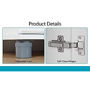 SystemBuild Kendall 24" Utility Storage Cabinet - White