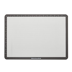 KitchenAid Silicone Baking Mat, 12x17-Inch, Gray